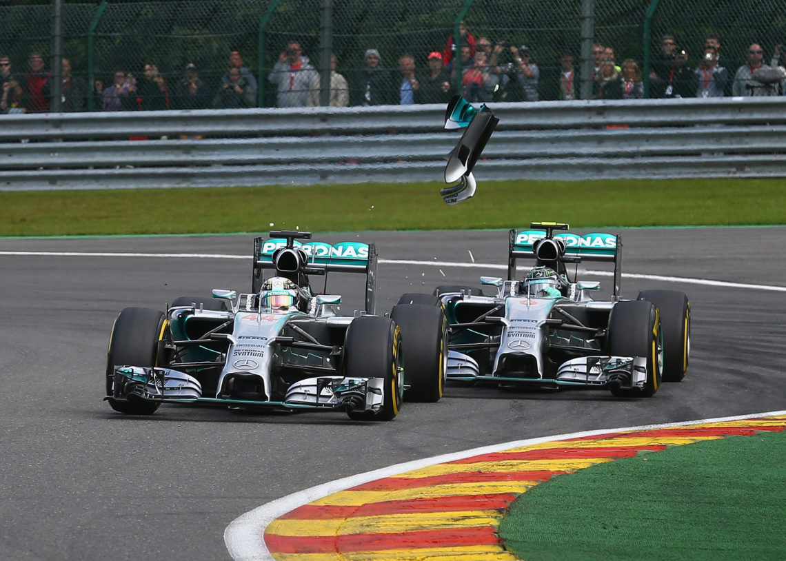 Every time Lewis Hamilton has hit his teammate as George Russell 'lost ...
