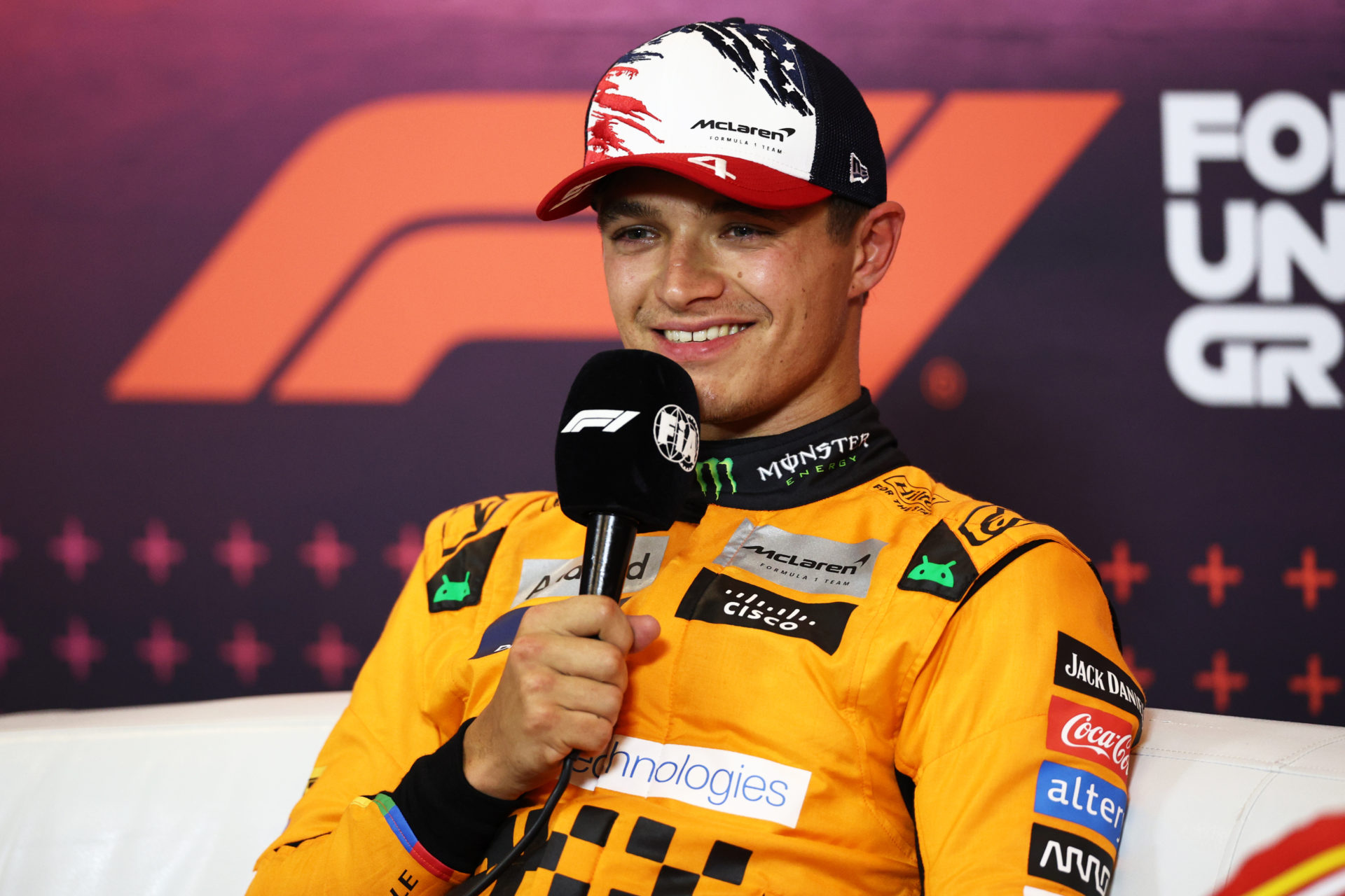 F1 microphones pick up Lando Norris' 'unbelievable' verdict on his US ...