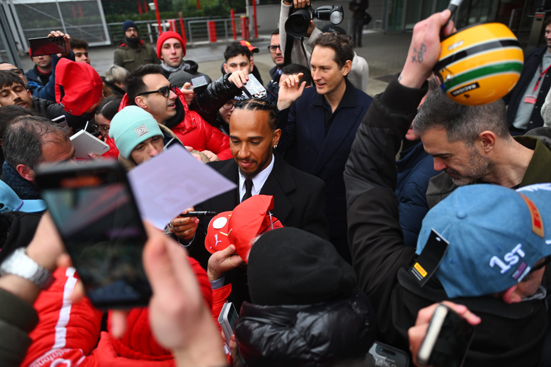 What Lewis Hamilton said to Ferrari chairman John Elkann on his first ...
