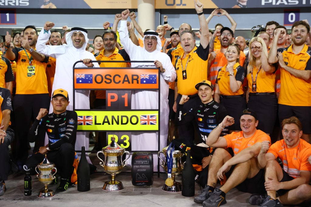 Bahrain just repeated one amazing celebration after McLaren's first ...