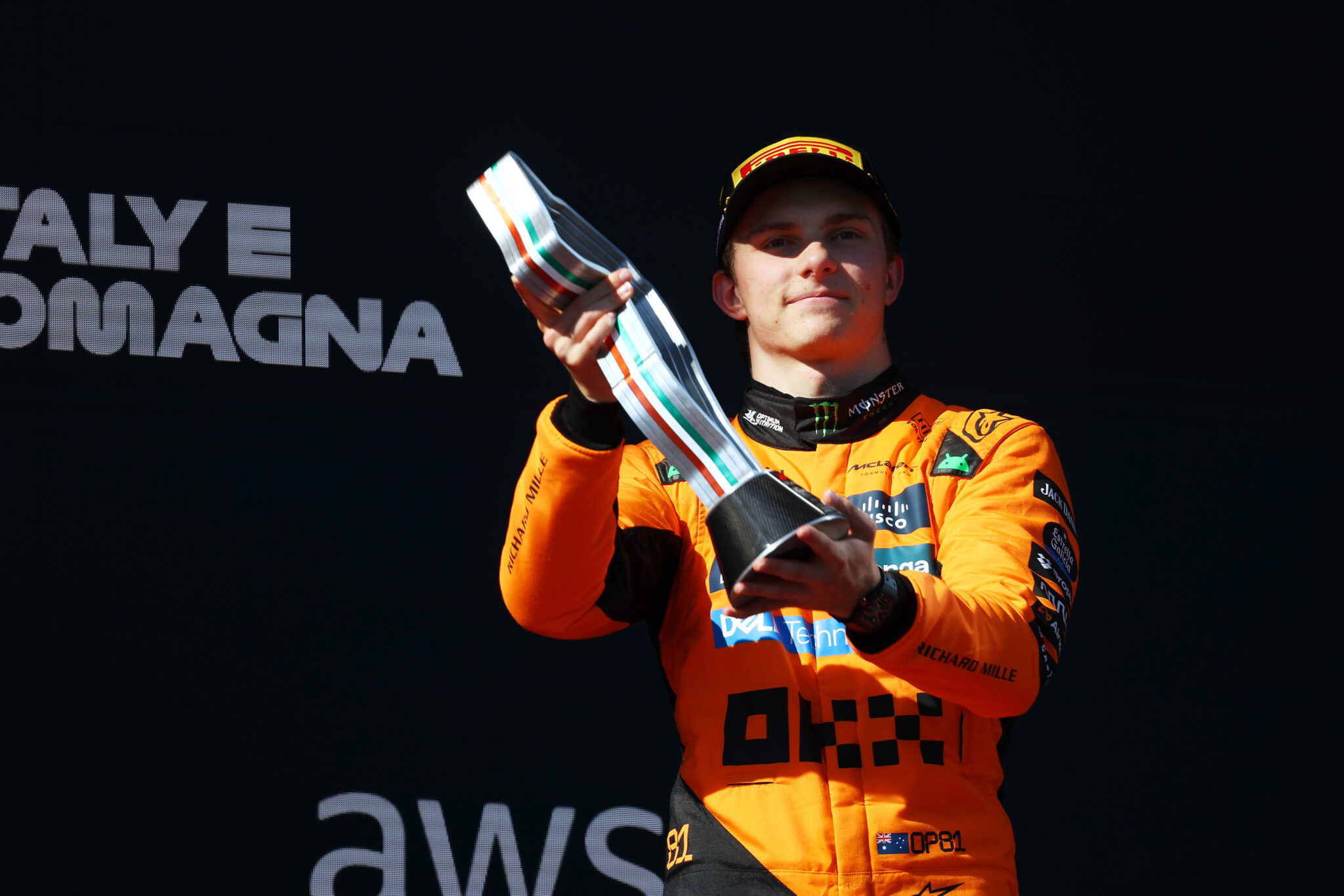 Oscar Piastri makes comment on Max Verstappen's opening lap Imola ...