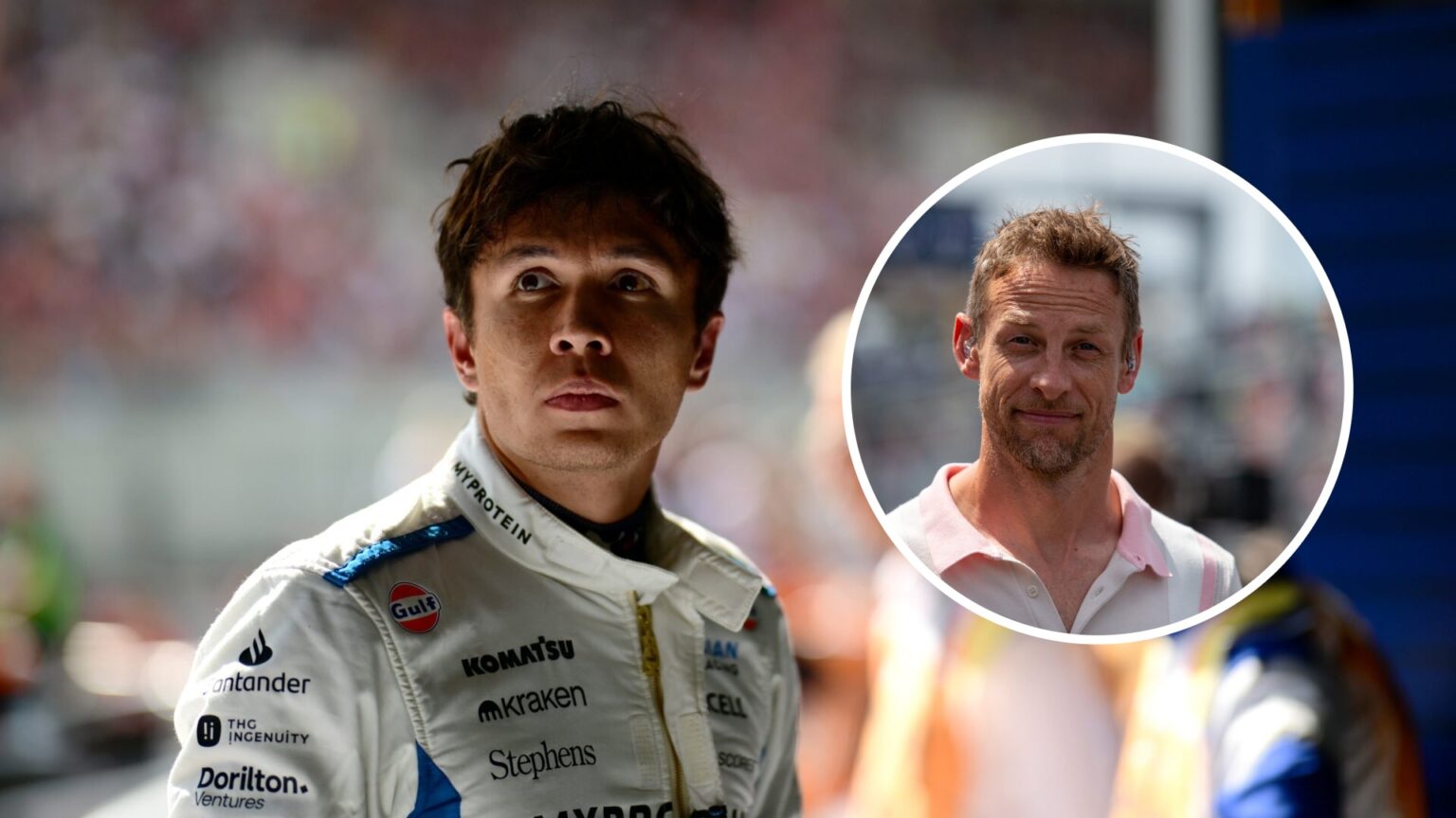 Jenson Button sends three-word message to Alex Albon after incredible ...