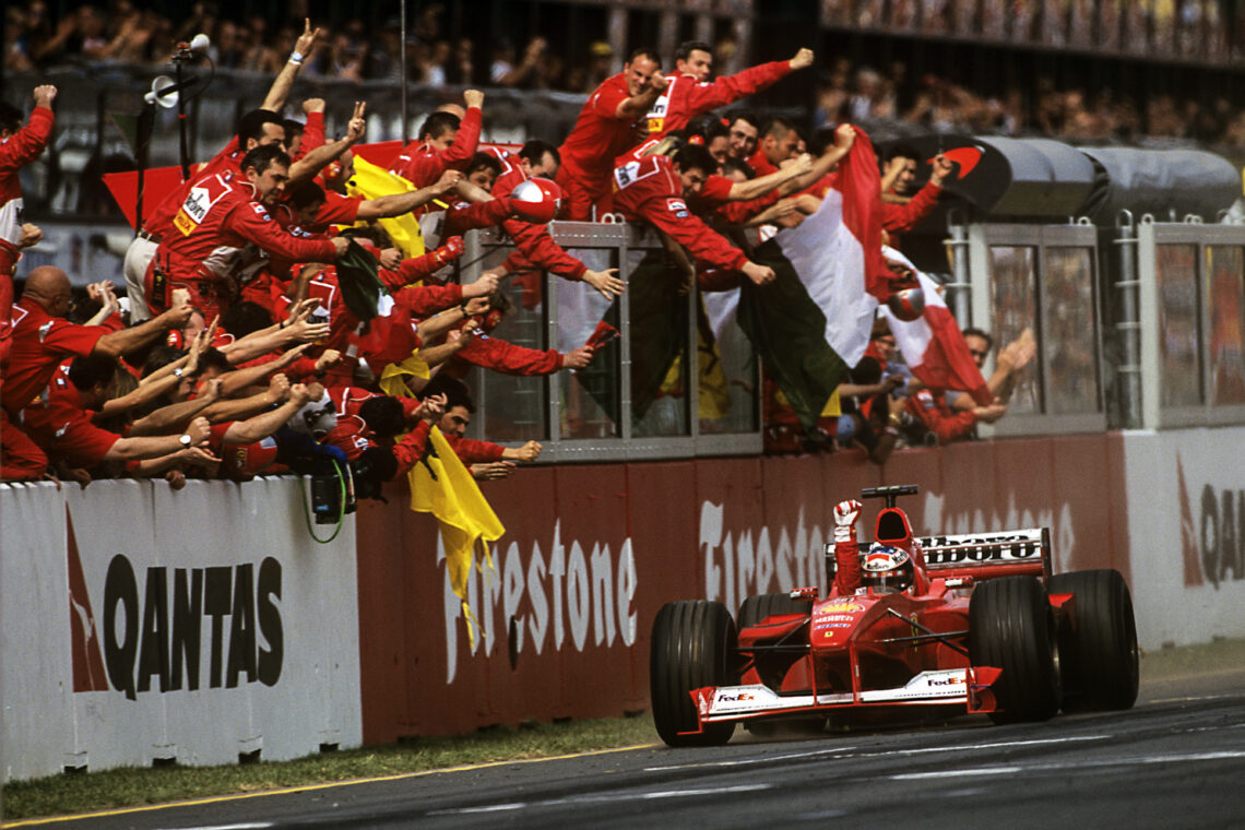 How the F1 grid looked in 2000 including three world champions and ...