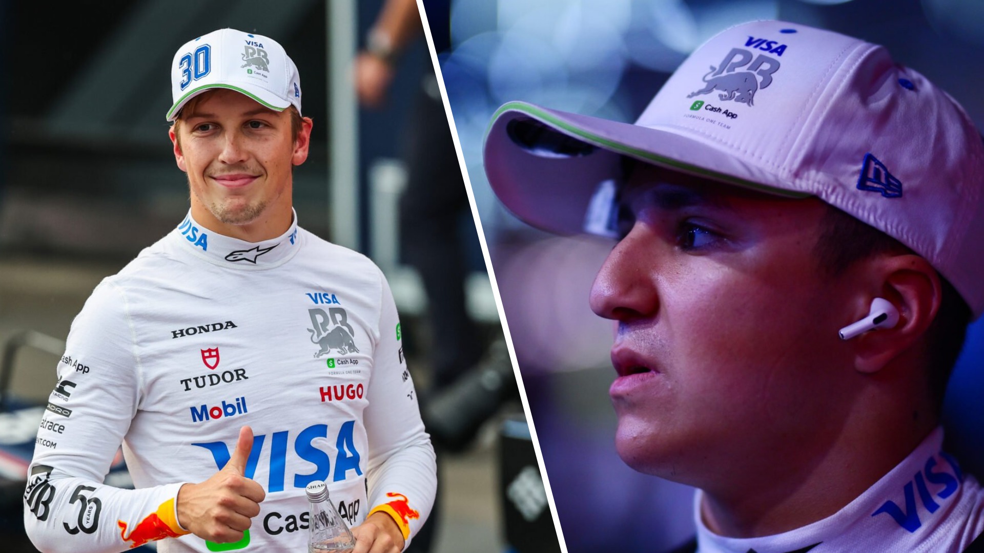 Isack Hadjar rages in unheard radio as Liam Lawson delivers Racing ...