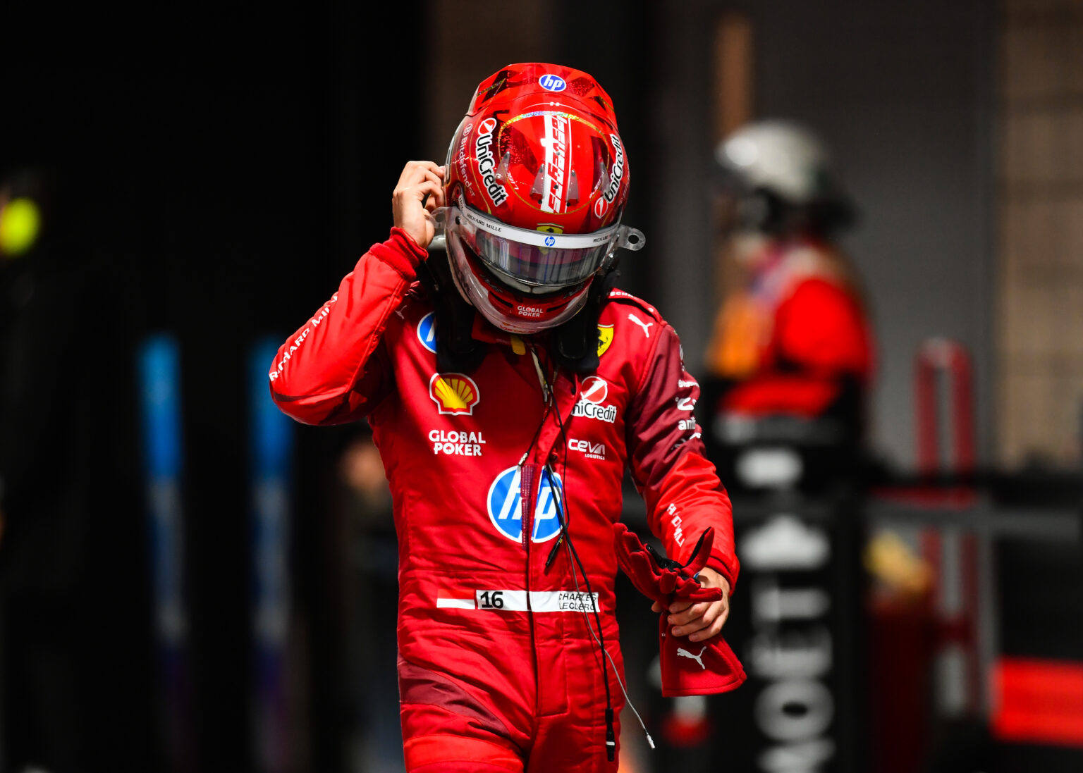 Charles Leclerc's 'embarrassing' radio message gives Lewis Hamilton an ...