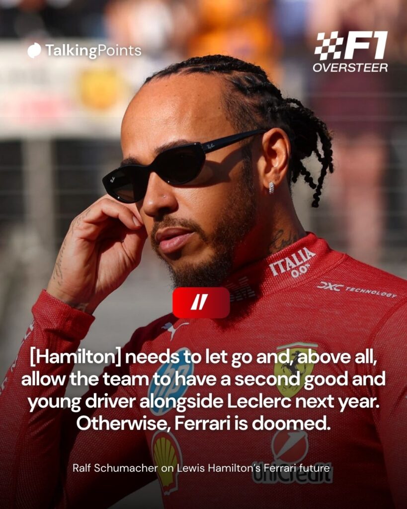 Ferrari have issued 'last chance' warning to Lewis Hamilton as 2027 ...