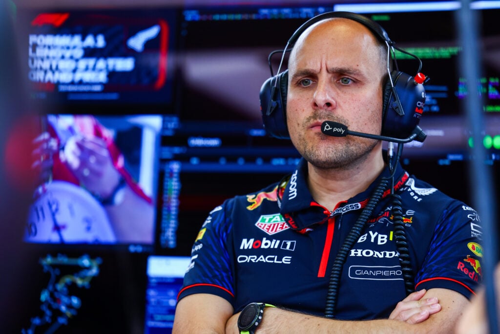 Who is Max Verstappen's race engineer Gianpiero Lambiase