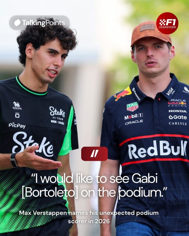 Max Verstappen names the F1 driver he wants to see score an ‘unexpected ...