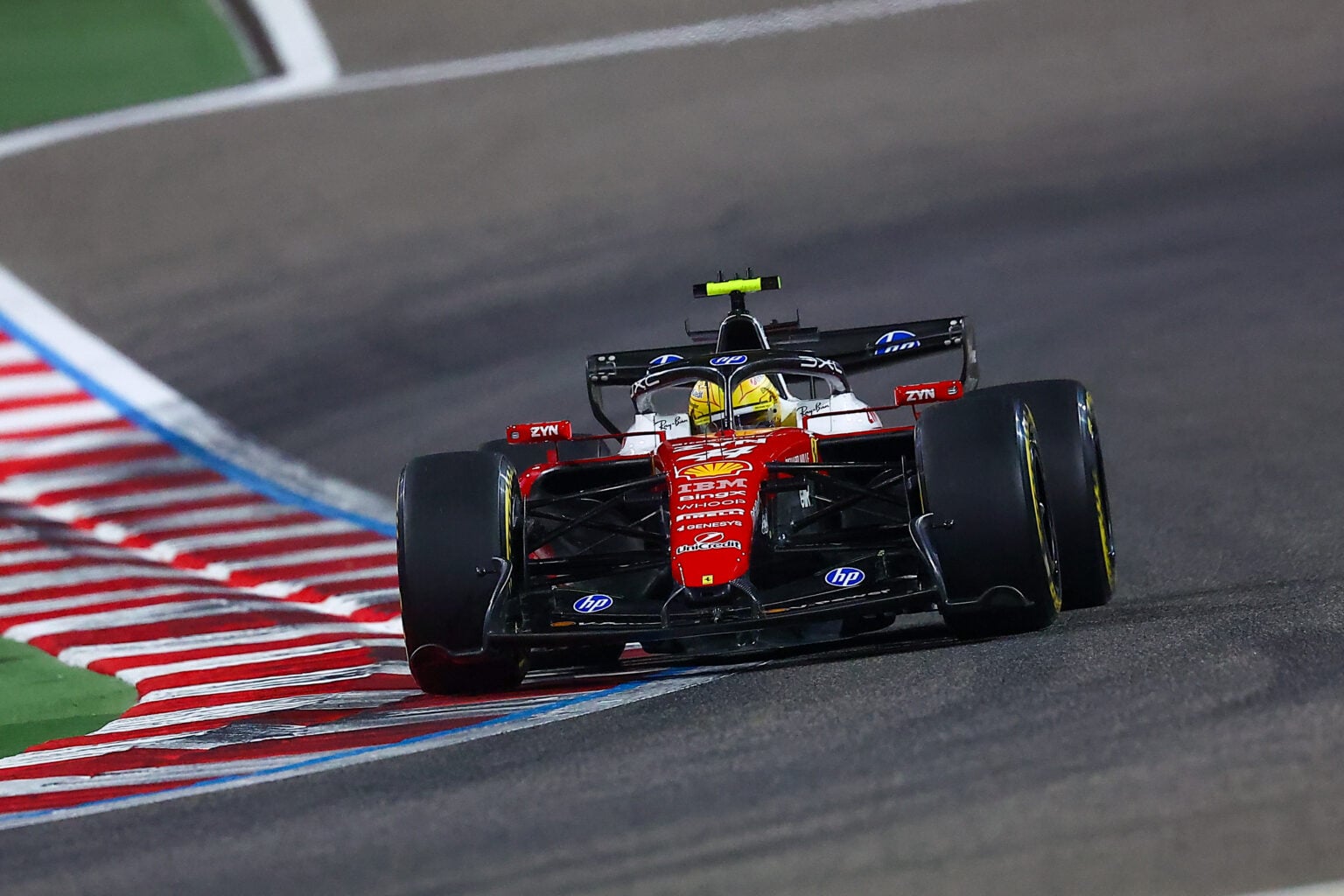 Lewis Hamilton was ‘visibly experimenting’ with cornering in Ferrari’s ...