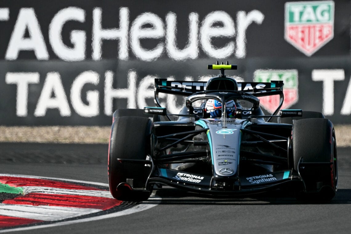 Kimi Antonelli takes Chinese GP pole as George Russell suffers car issue
